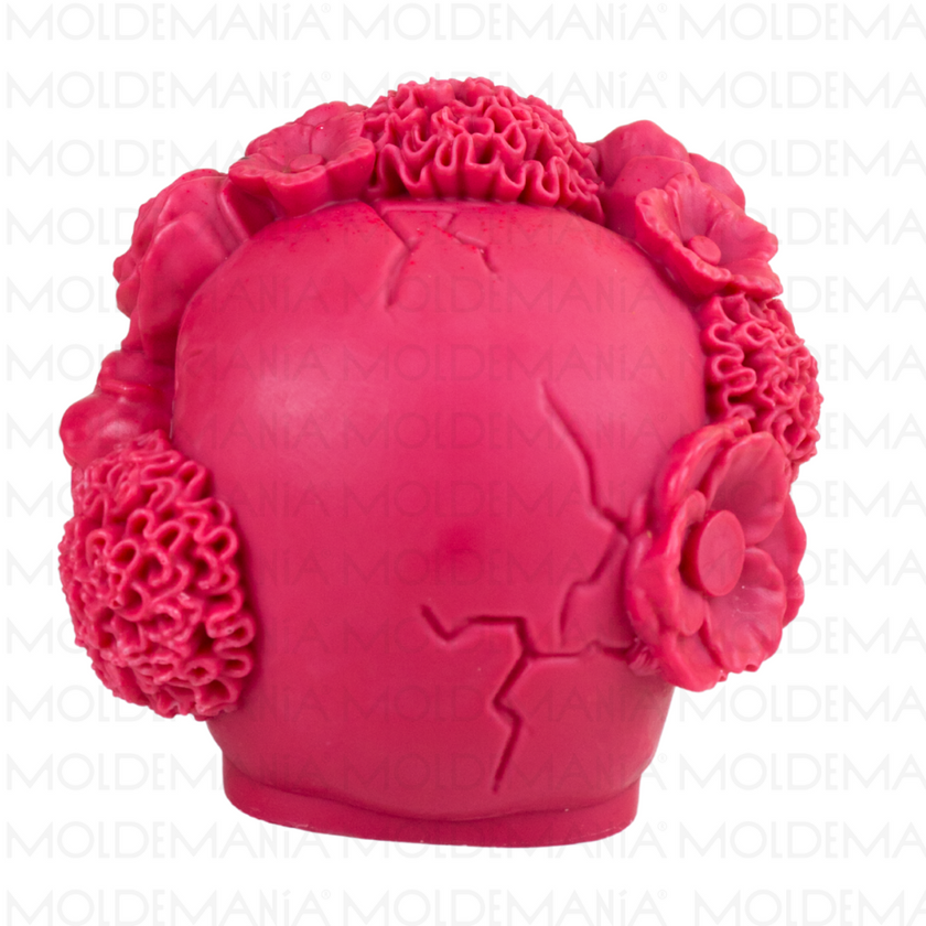 Molde Catrina Calavera Jumbo 3D – Moldemanía