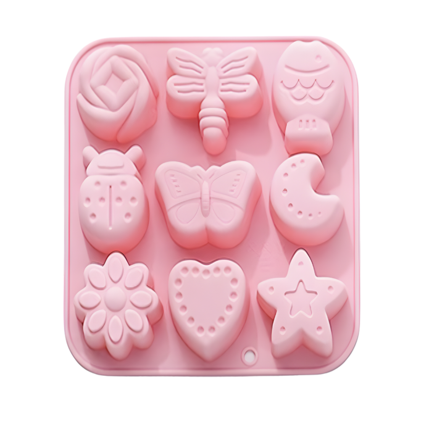 Molde 9 Figuritas Caramelo – Moldemanía