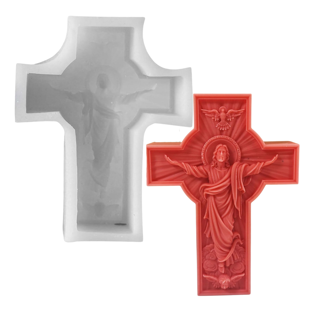 Molde de Cruz Cristo Grande – Moldemanía