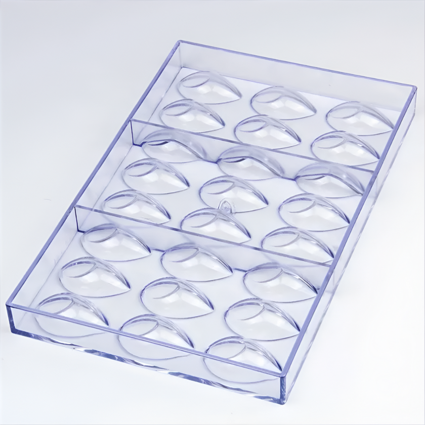 Molde para Chocolate de Gota de Agua Molde de Policarbonato – Moldemanía
