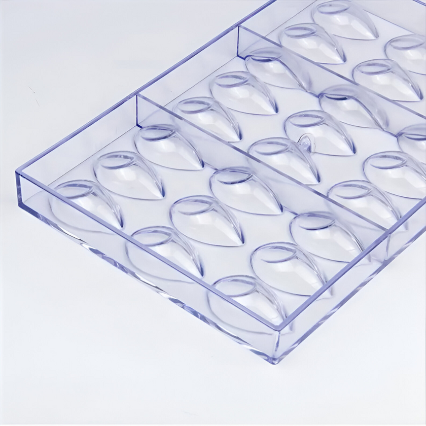 Molde para Chocolate de Gota de Agua Molde de Policarbonato – Moldemanía