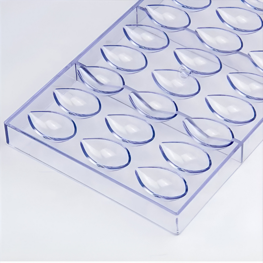 Molde para Chocolate de Gota de Agua Molde de Policarbonato – Moldemanía