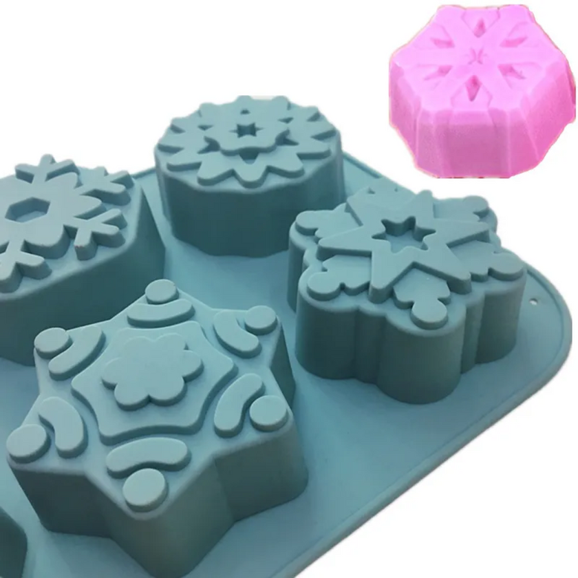 Molde Copos de Nieve – Moldemanía