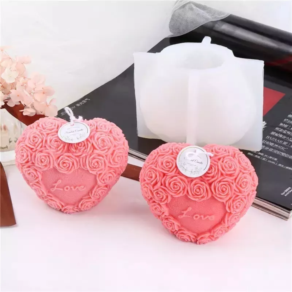 Molde Corazón 3D Love – Moldemanía