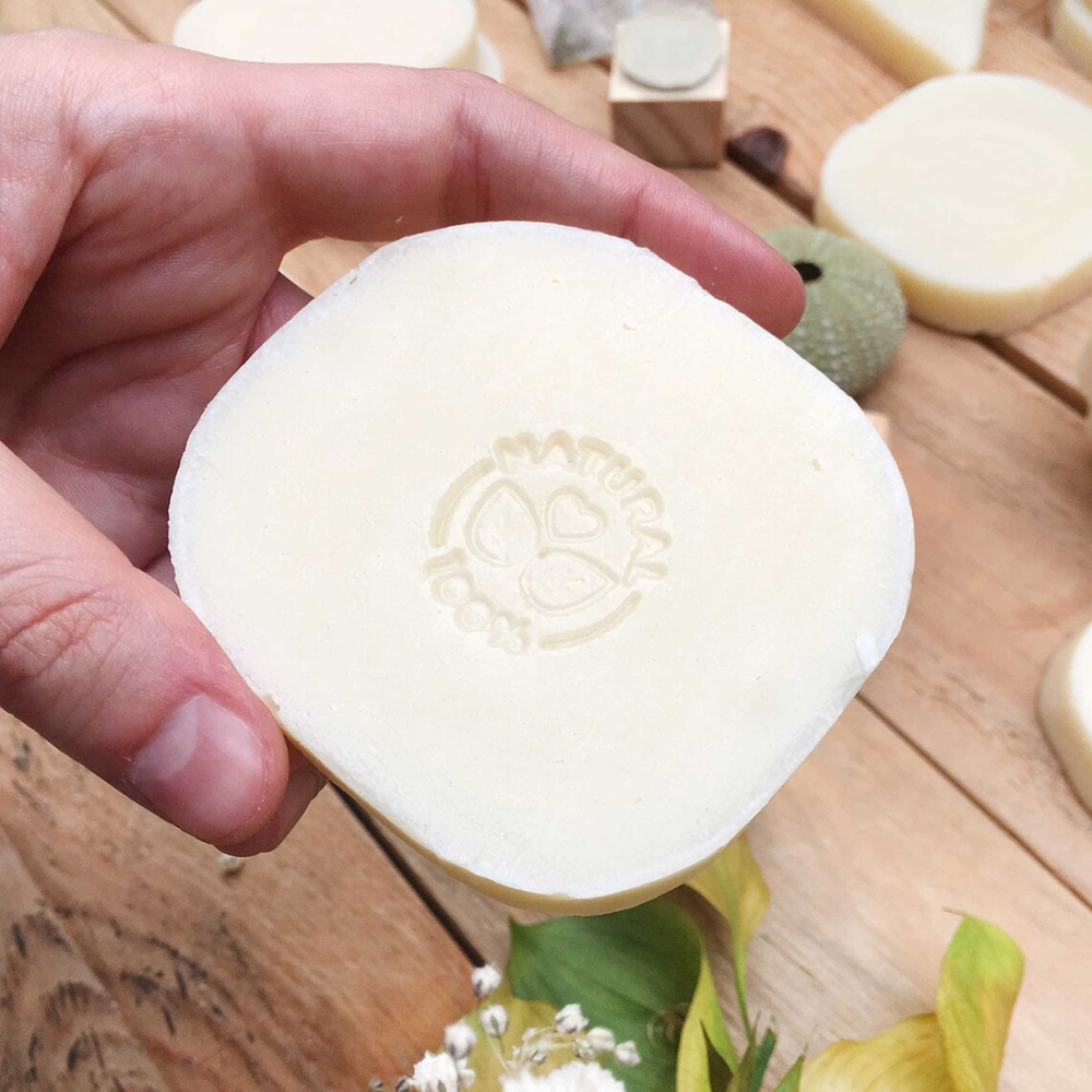 Sello Natural para Jabones de Plástico Resistente con Logo 100% Natura ...