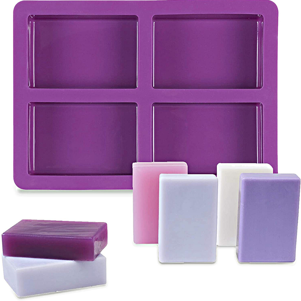Molde Rectangular 4 Cavidades – Moldemanía